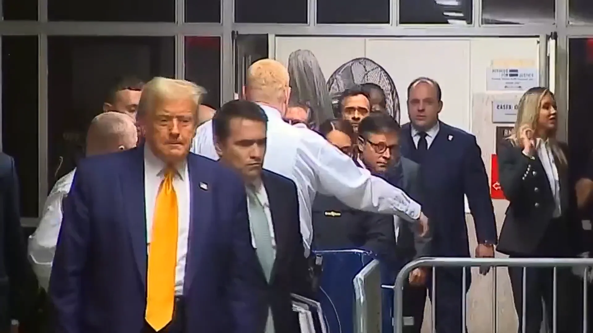 Press Gaggle: Donald Trump Speaks to Reporters Before Court in ...