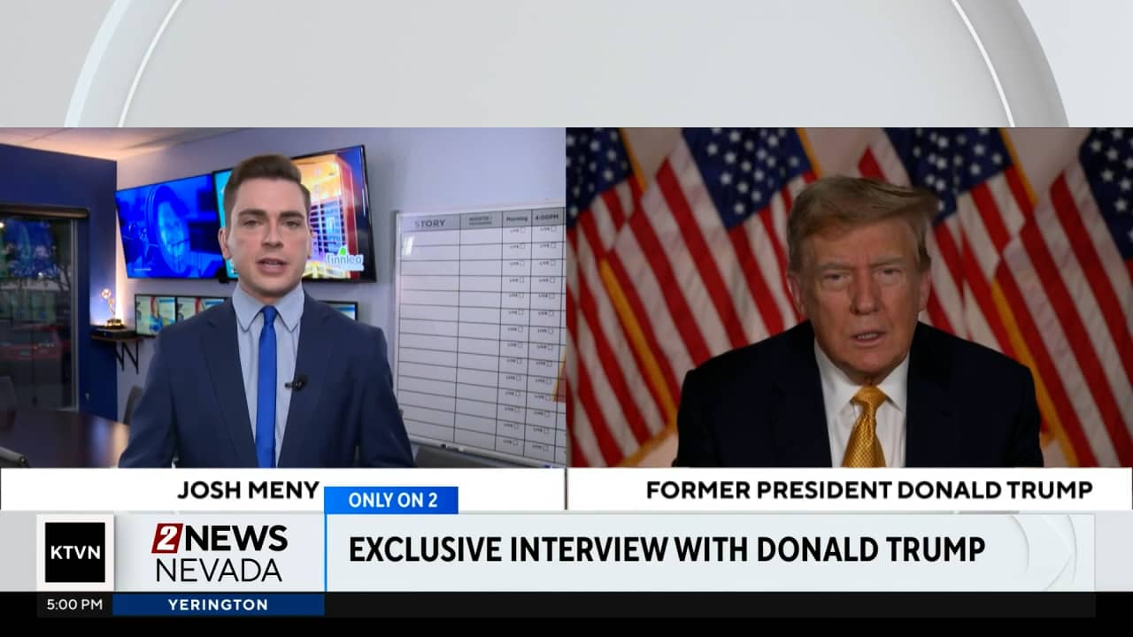 Interview: Josh Meny of KTVN 2 News Reno Interviews Donald Trump - May ...