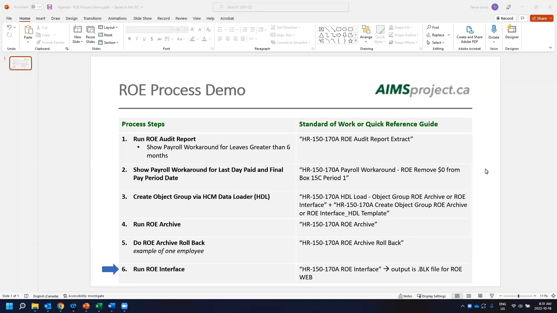 5 - Run ROE Interface on Vimeo