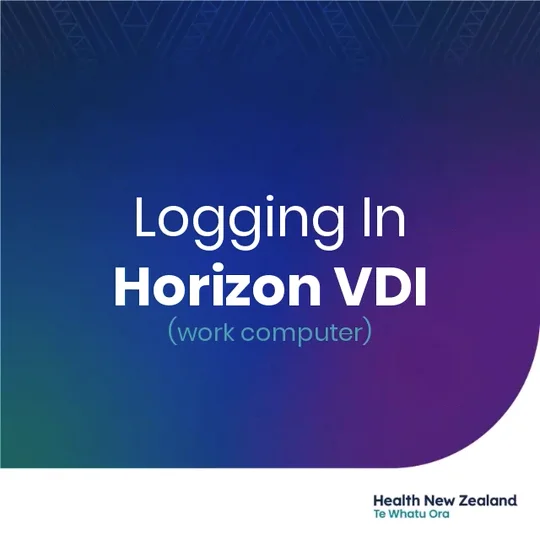 Horizon VDI Login