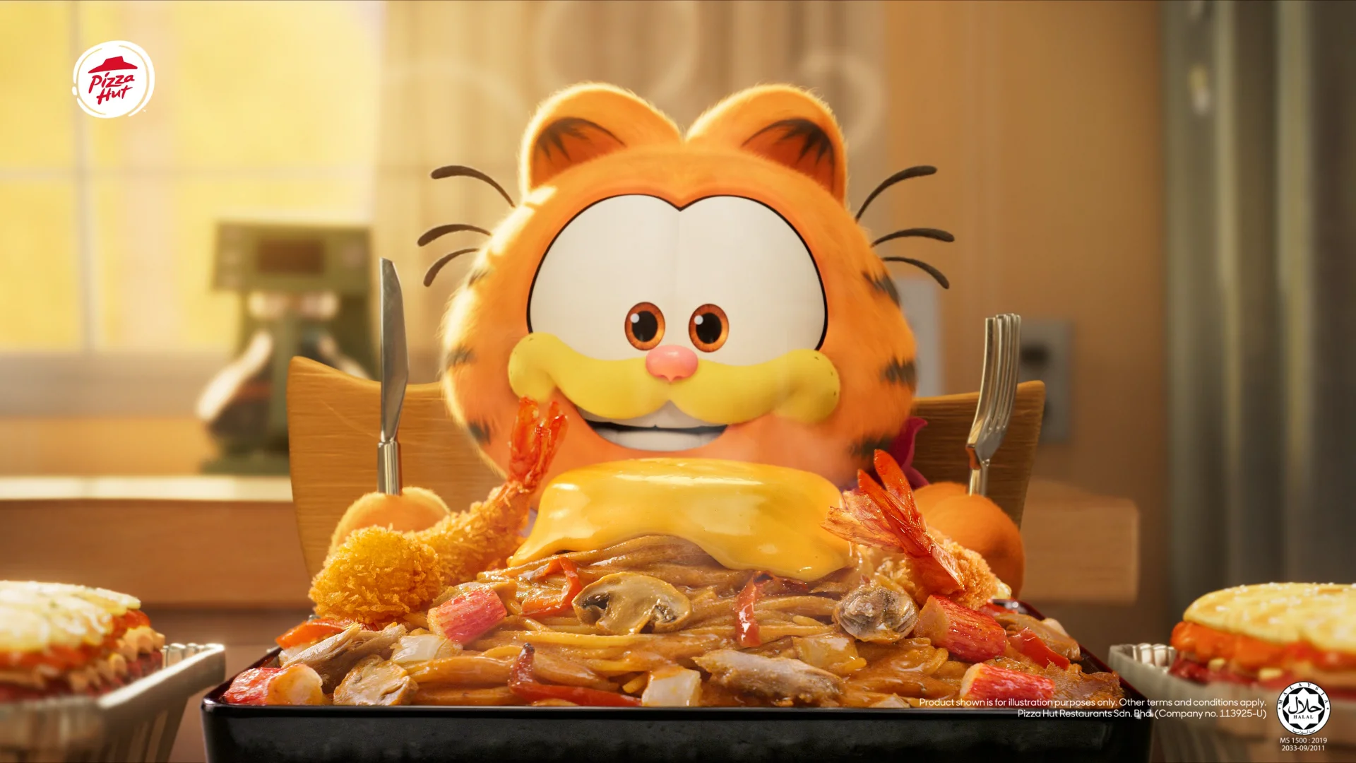 Pizza Hut x Garfield Movie - Cheesy Pasta Featuring Chris Pratt