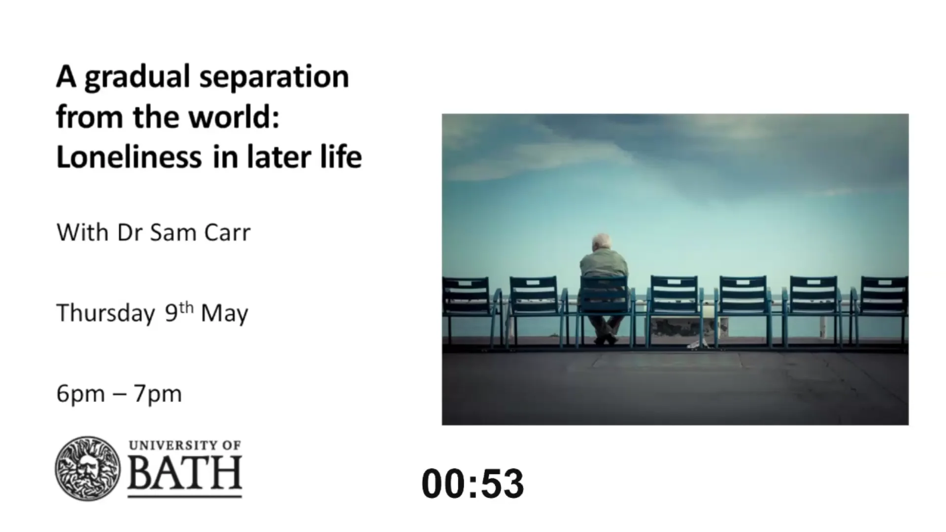 A gradual separation from the world: Loneliness in later life