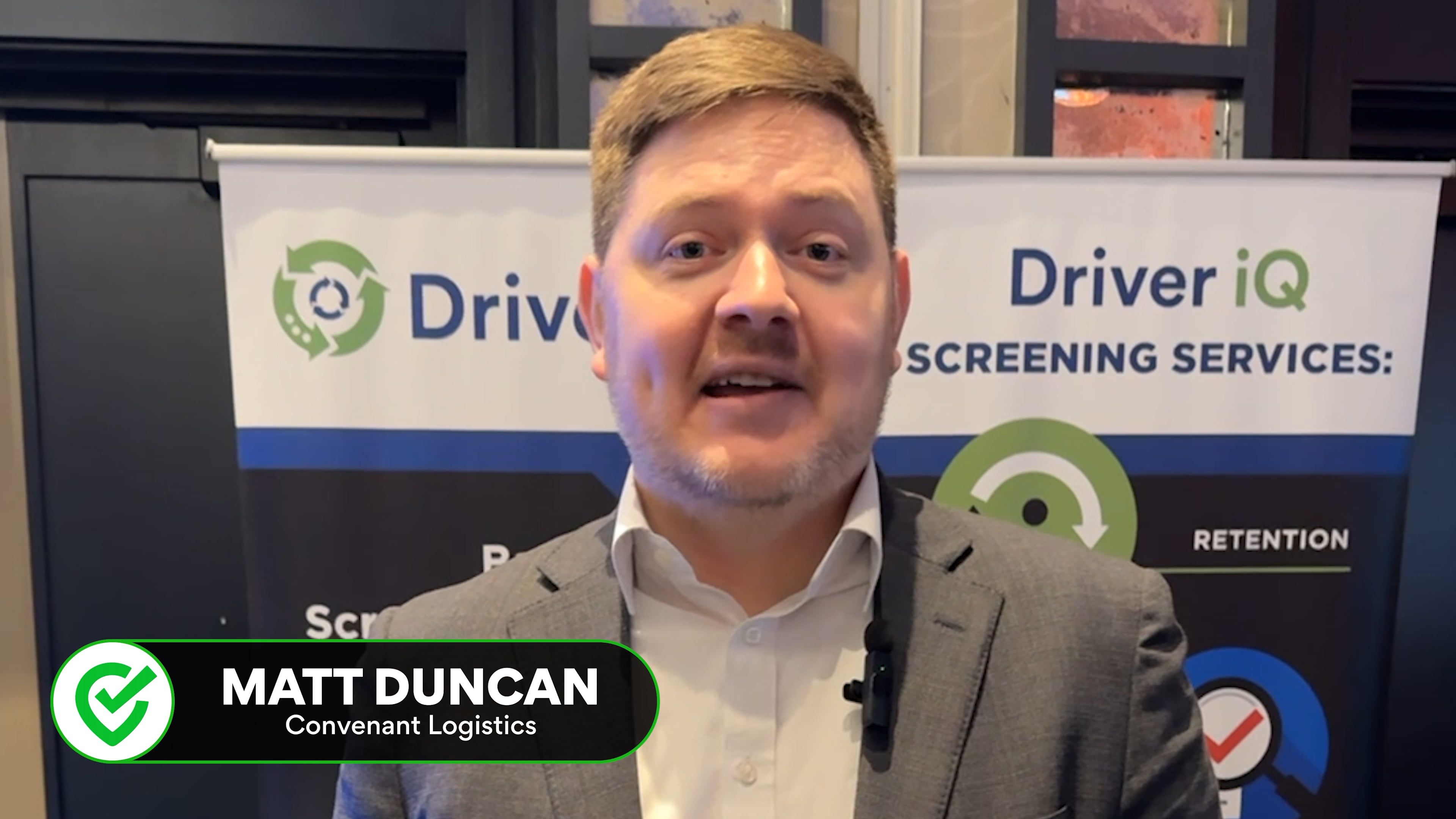 Matt Duncan from Covenant Logistics (Driver iQ Testimonial)