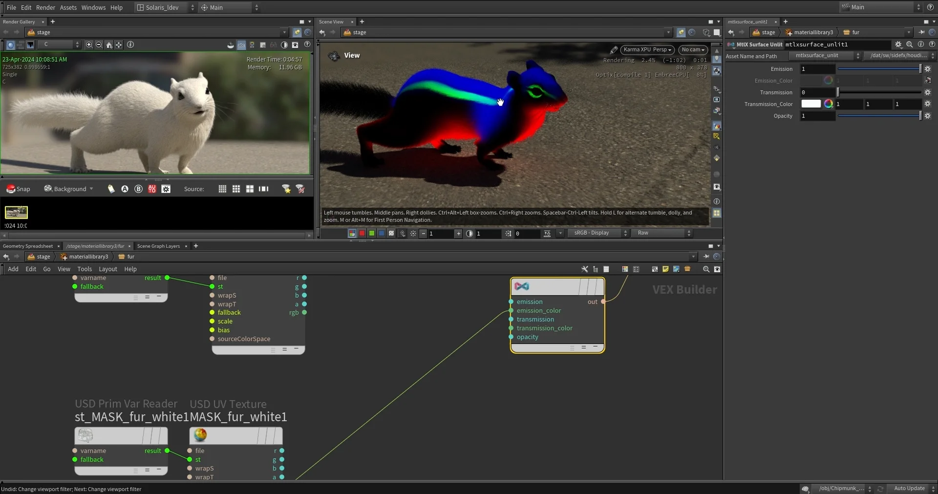 Houdini Fur Lookdev | 12 Fur Pattern Textures