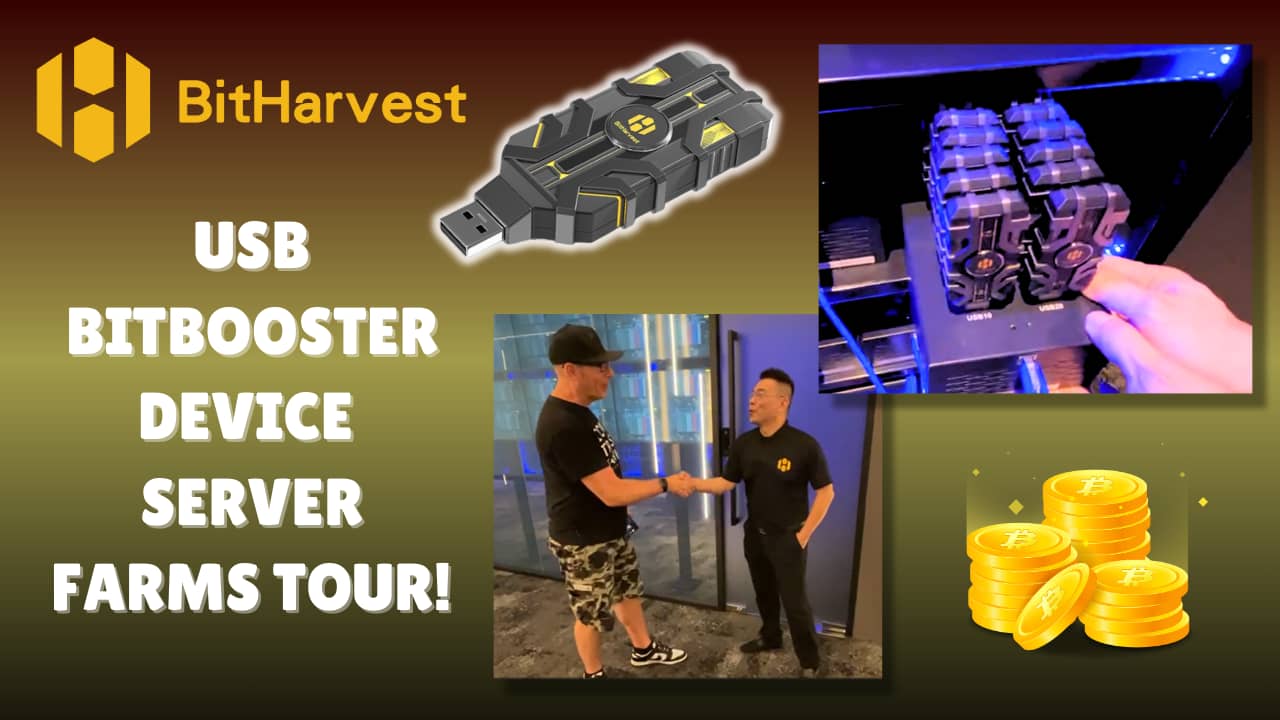 BitHarvest | USB BitBooster Promo & Server Farms Tour! on Vimeo