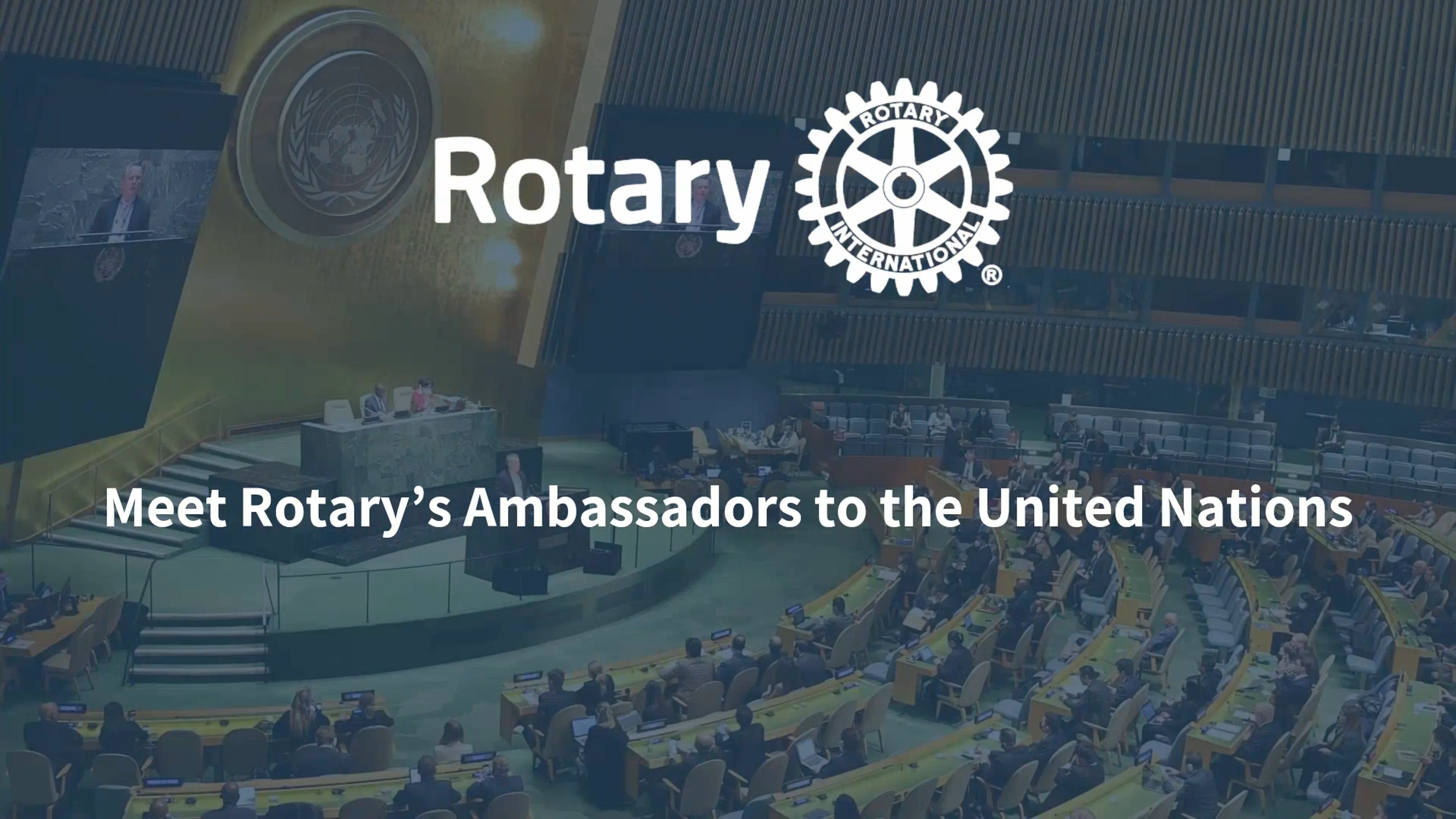 Meet Rotary's Representatives to the UN on Vimeo