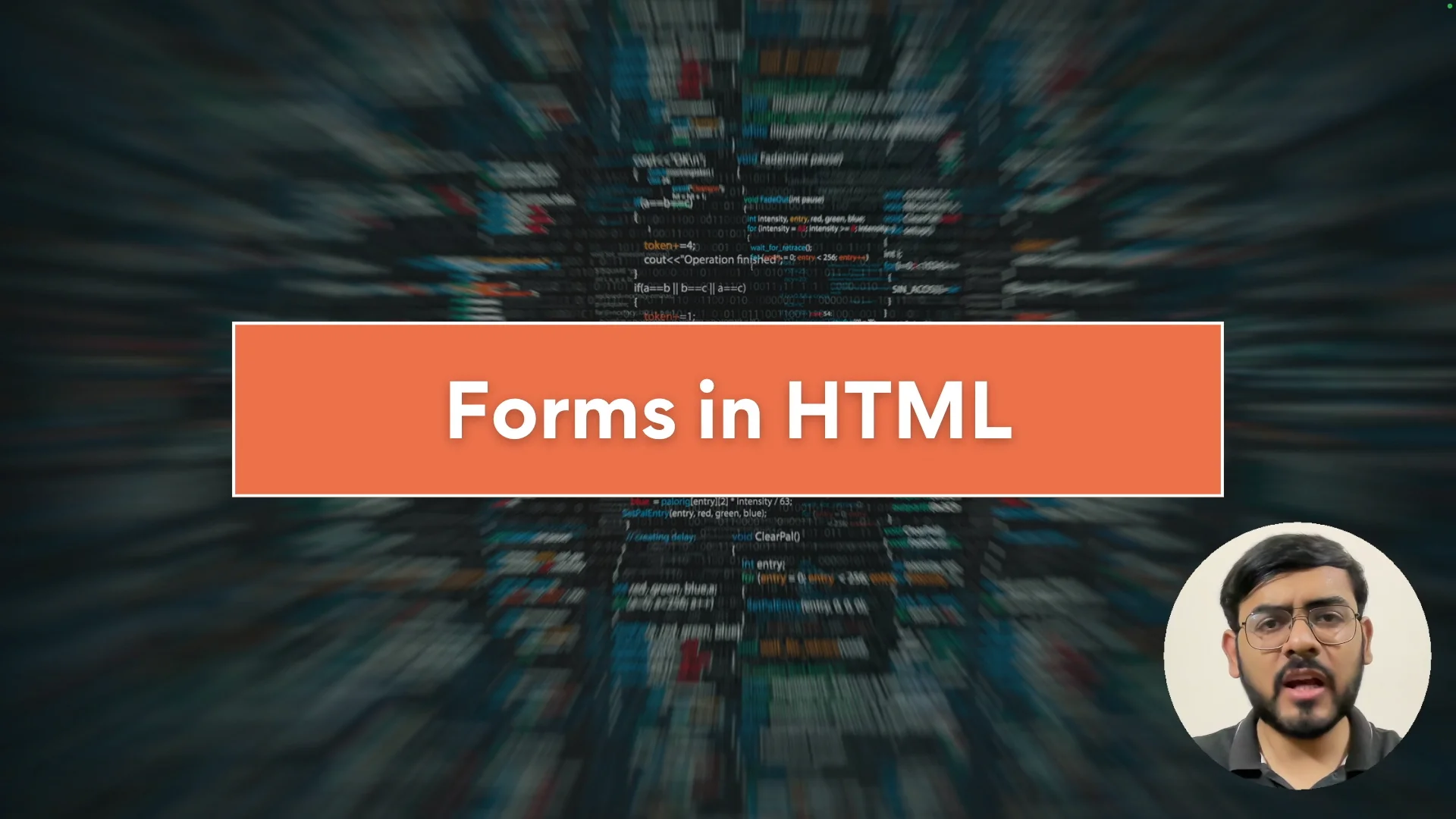 7 - Forms in HTML