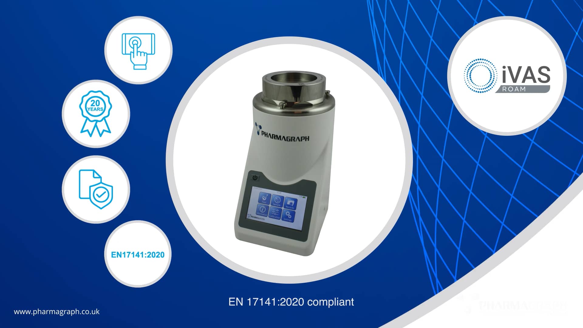 iVAS Roam Portable Microbial Air Sampler on Vimeo