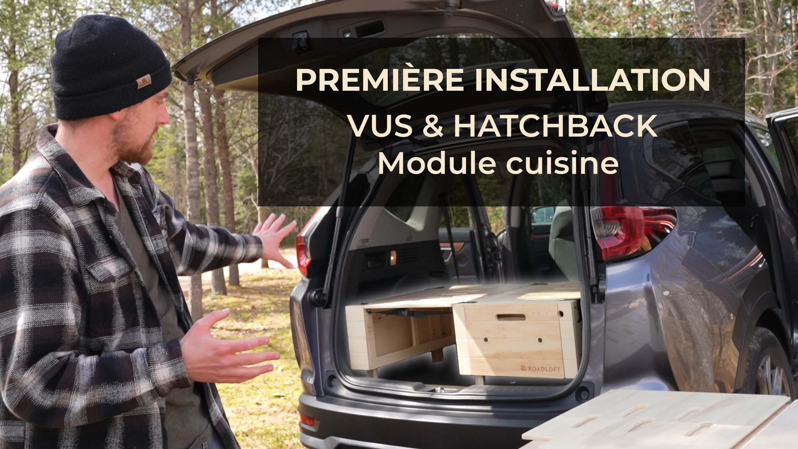 Première installation kit VUS & Hatchback - Module cuisine