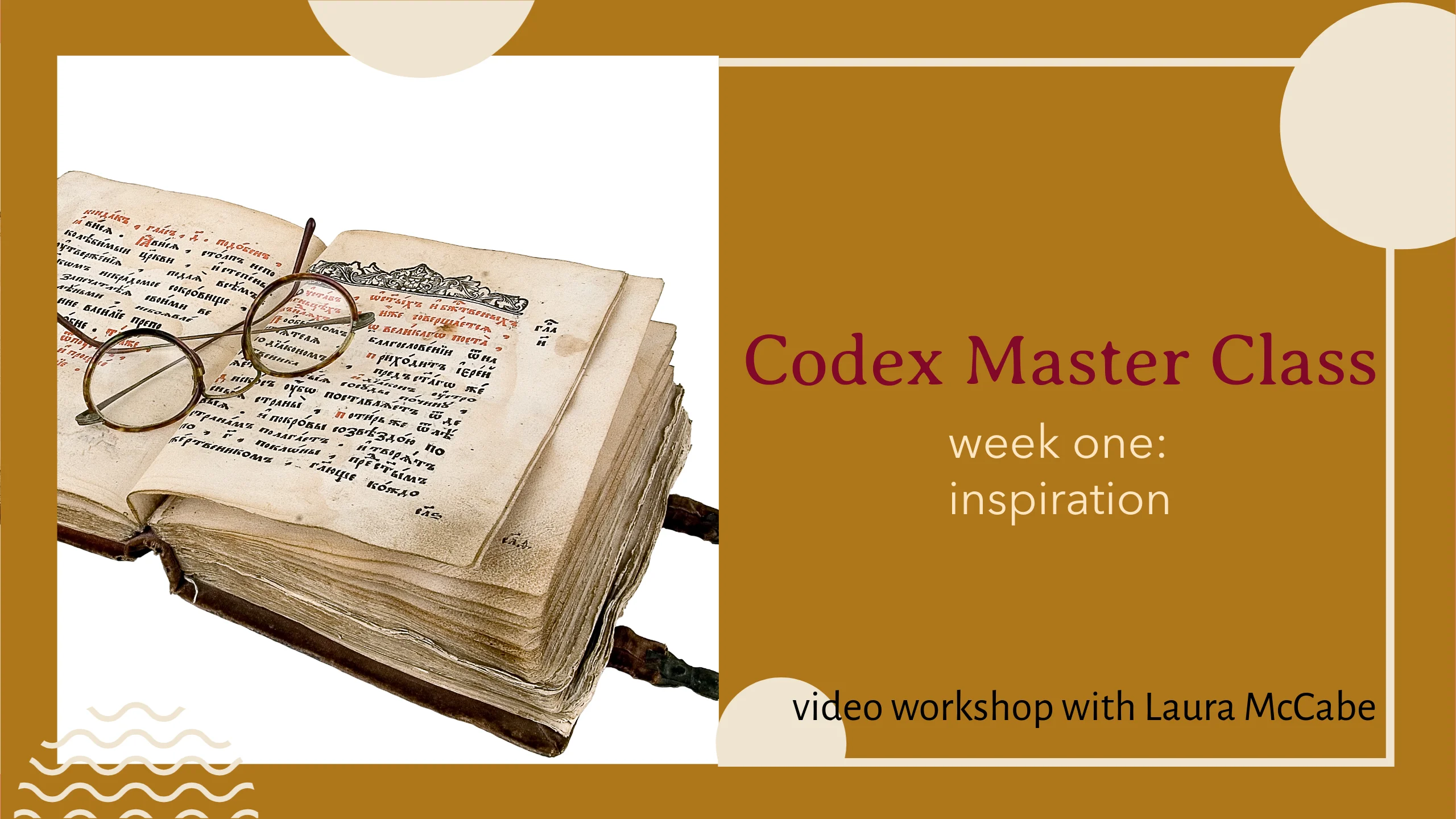 Watch Codex Master Class Week One: Inspiration Online | Vimeo On Demand on Vimeo