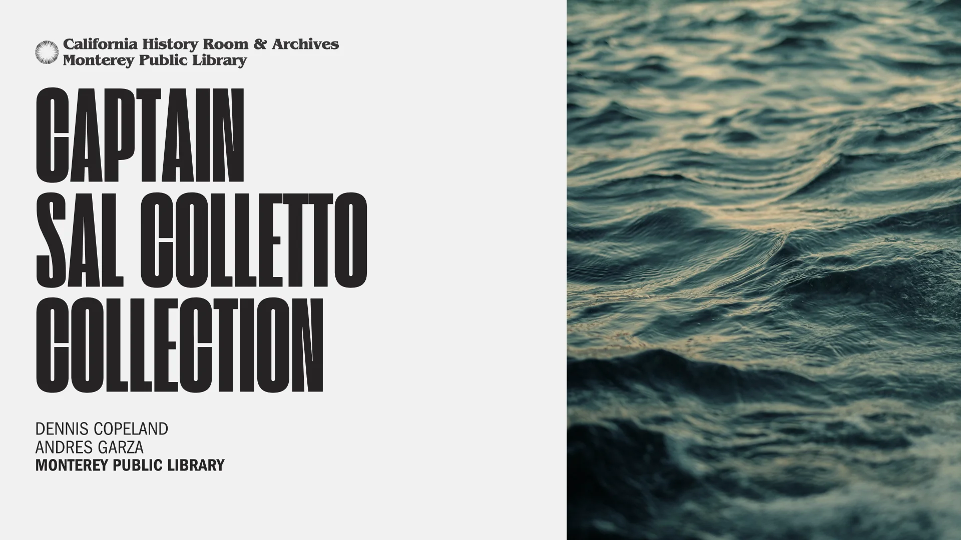 Sal Colletto Seminar from the Monterey Public Library on Vimeo