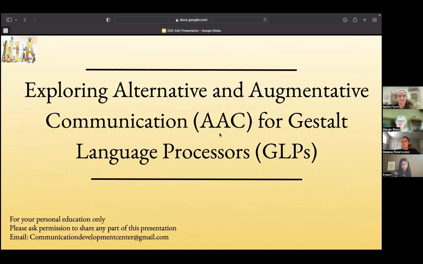 NLA Overview Webinar #4: Exploring AAC for GLPs