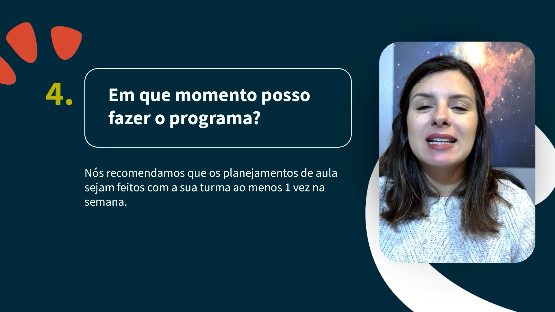 Em que momento posso fazer o Programa | EDUCANDO PARA A VIDA on Vimeo