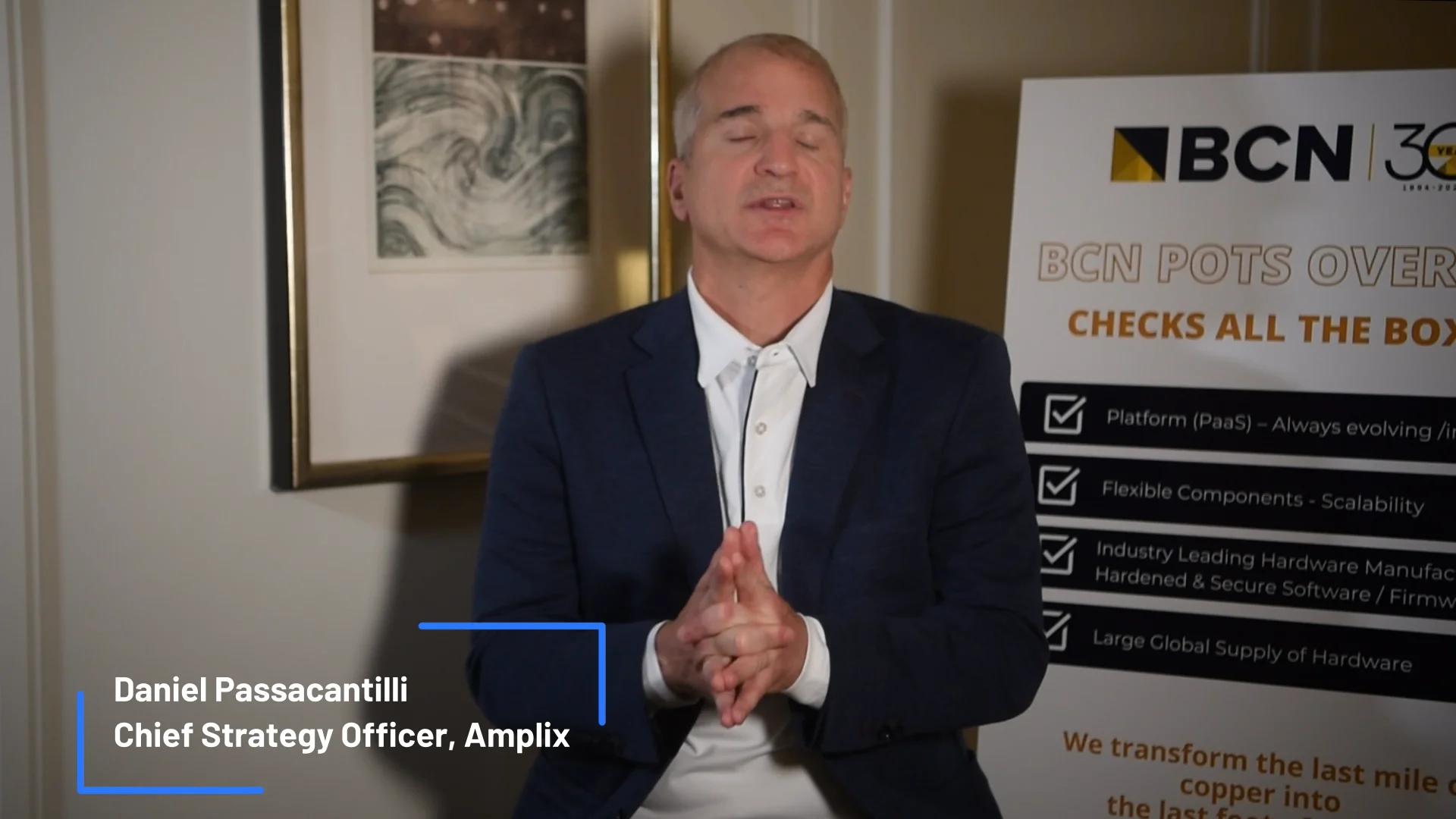 Daniel Passacantilli, Chief Strategy Officer, Amplix on Vimeo
