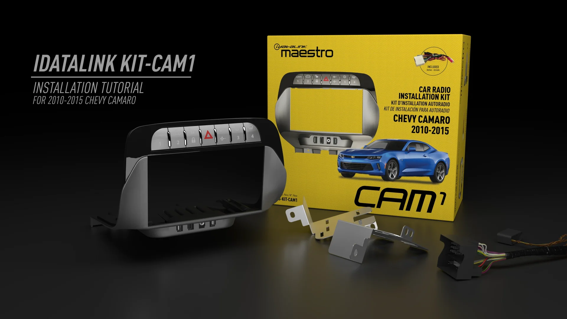 iDatalink Maestro KIT-CAM1 2010 - 2015 Chevy Camaro Installation