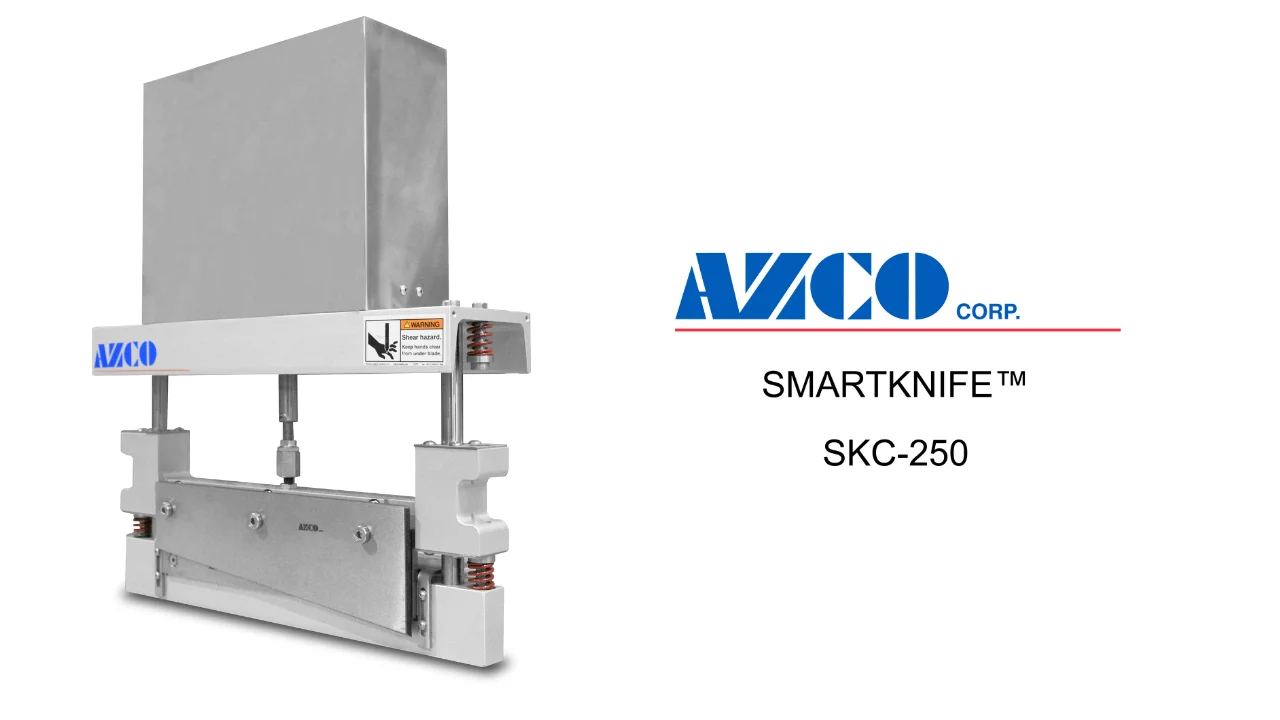 AZCO's SKC-250 SMARTKNIFE™ is a Compact Knife Assembly with Cycle Rates ...