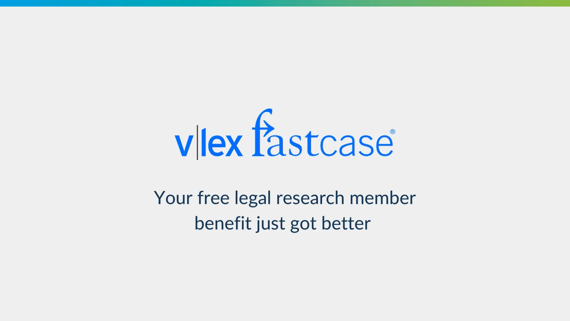 vLex Fastcase Bar Association Member Benefit #legalresearch