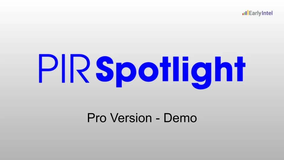 PIR Spotlight Tutorial