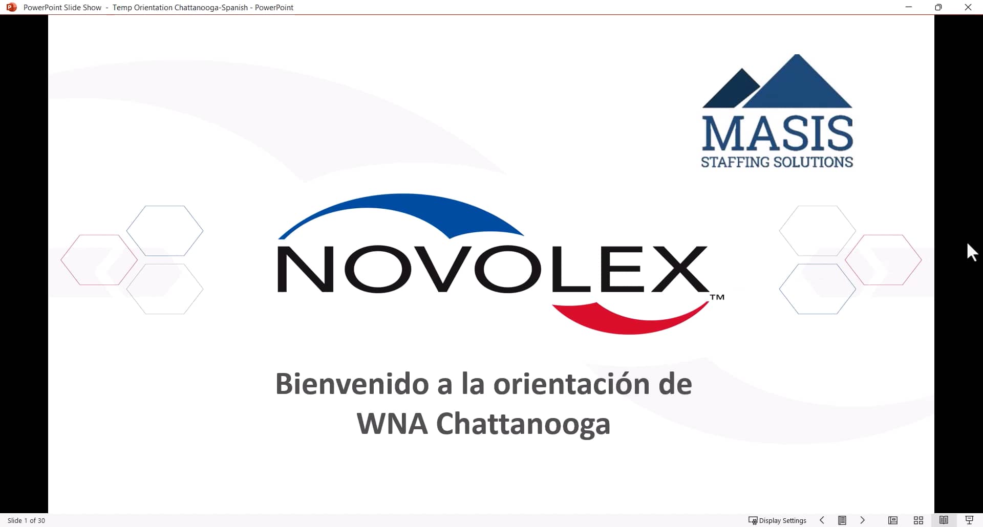 Novolex Entrenamiento en Espanol on Vimeo
