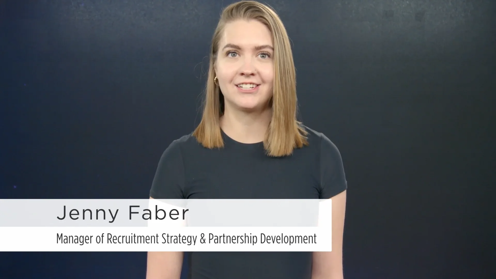 Alumni Loop: Jenny Intro on Vimeo