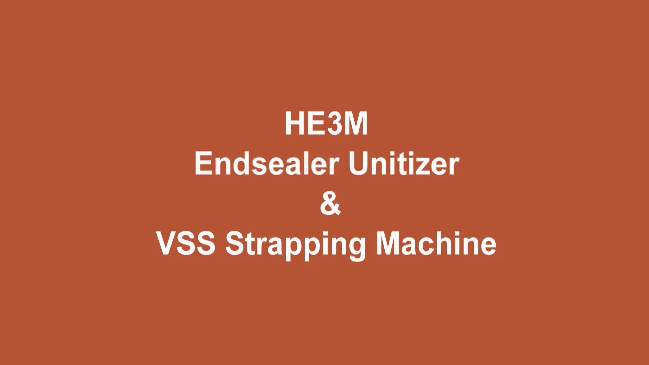 Signode HE3M Unitizer and VSS Strapping