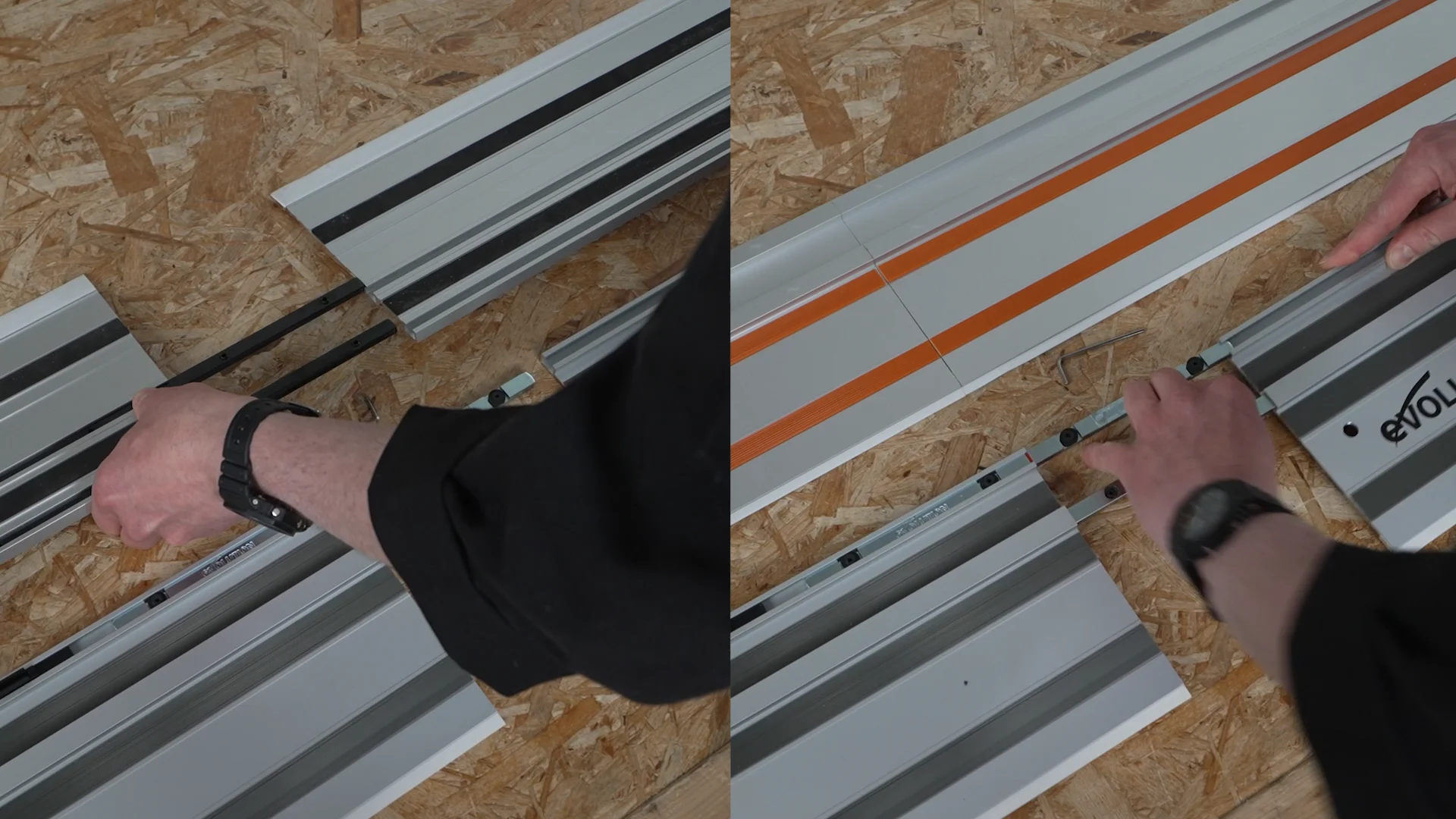 Evolution Universal Self-Aligning Track Connecting Bars