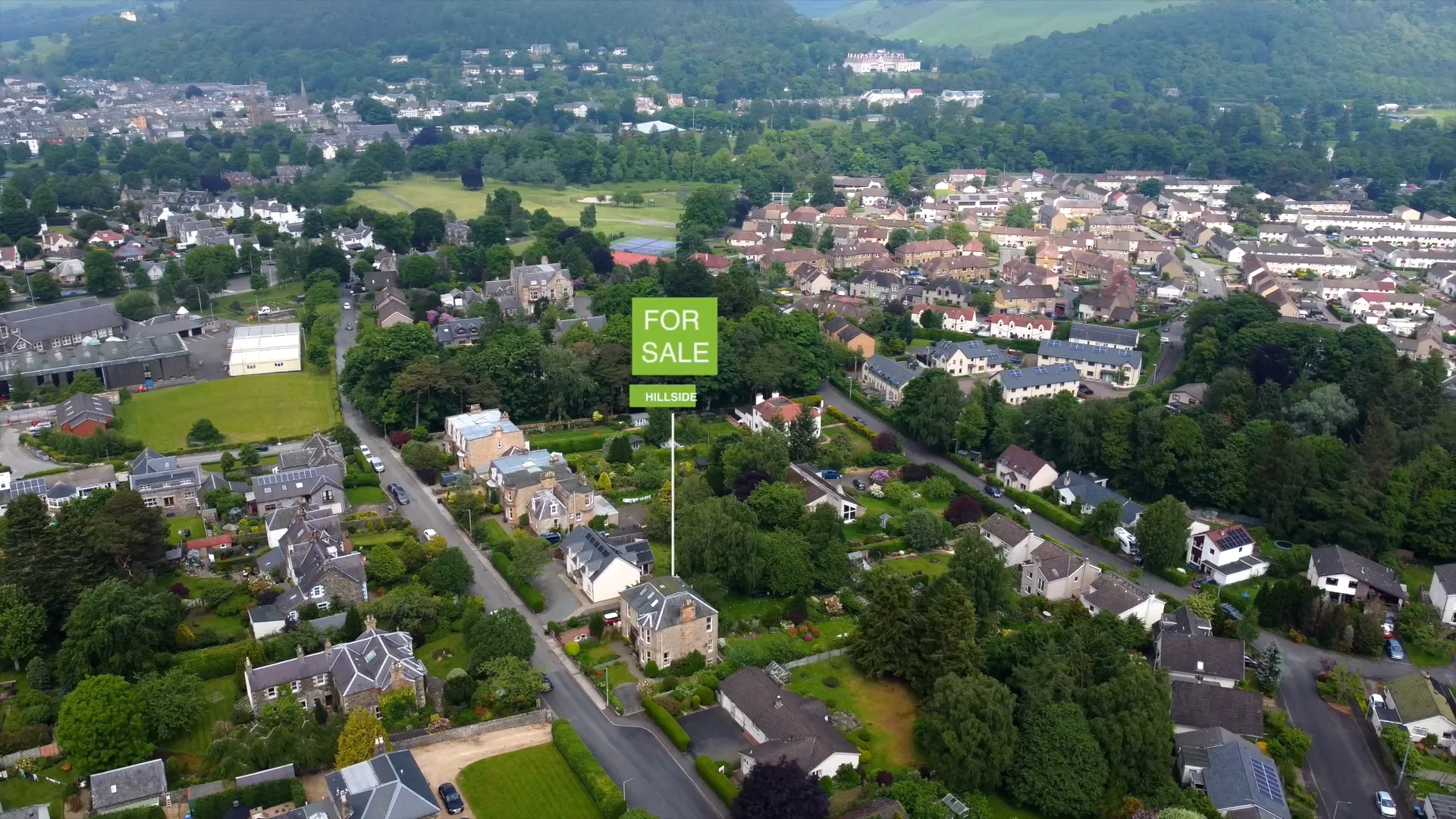 SCENEINVIDEO - Hillside, 9 Bonnington Road, Peebles, Scottish Borders ...