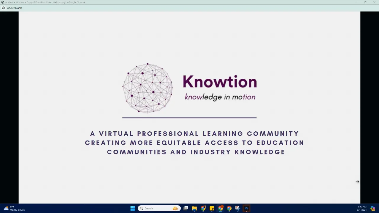 Knowtion Walkthrough Overview