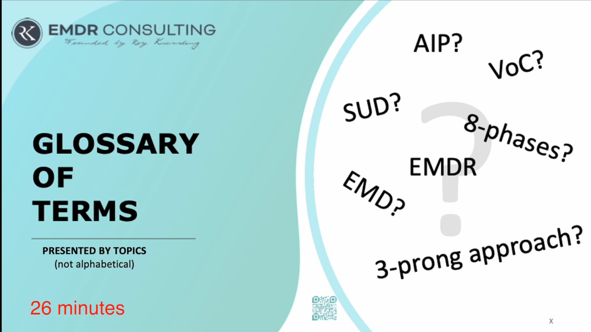 EMDR GLOSSARY OF TERMS