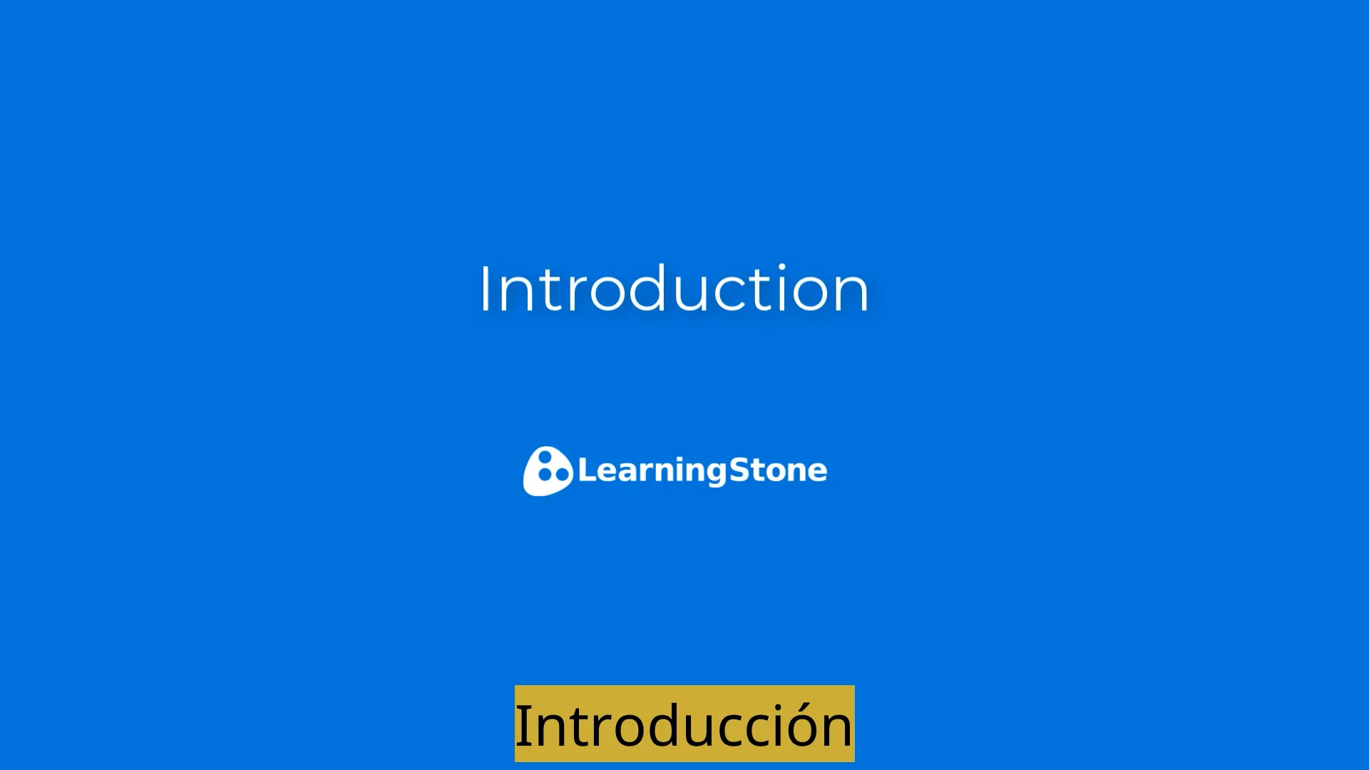 12. LearningStone INTRO EN-ES on Vimeo
