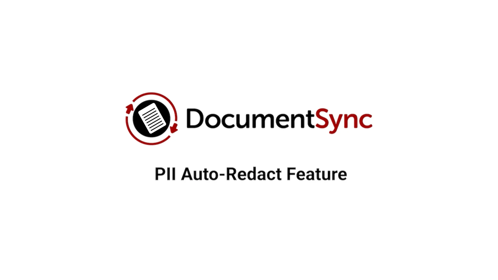 PII Auto Redact on Vimeo