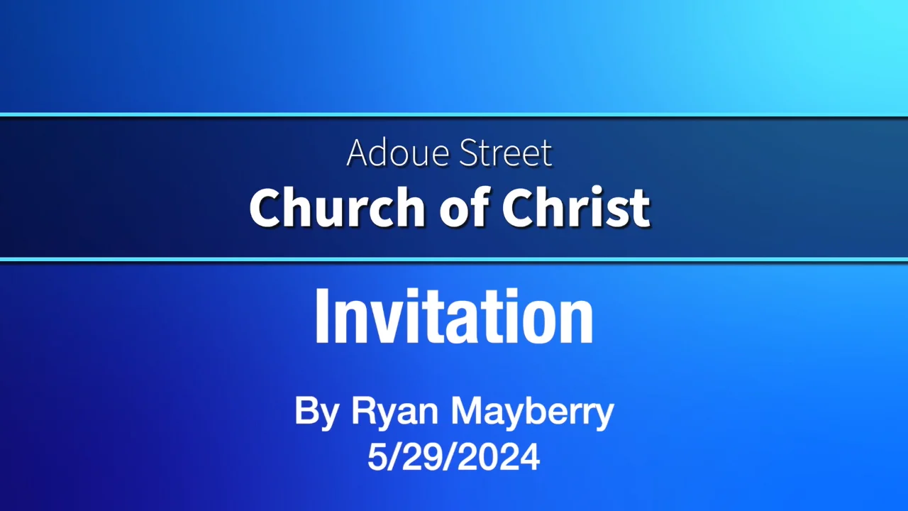 Invitation, by Ryan Mayberry on Vimeo