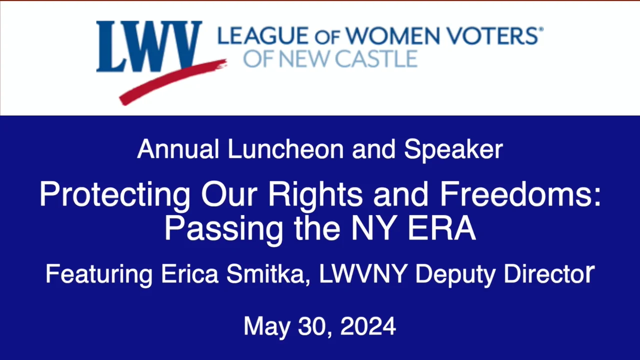 NCCMC - New Castle LWV - Protecting Our Rights and Freedoms: Passing ...