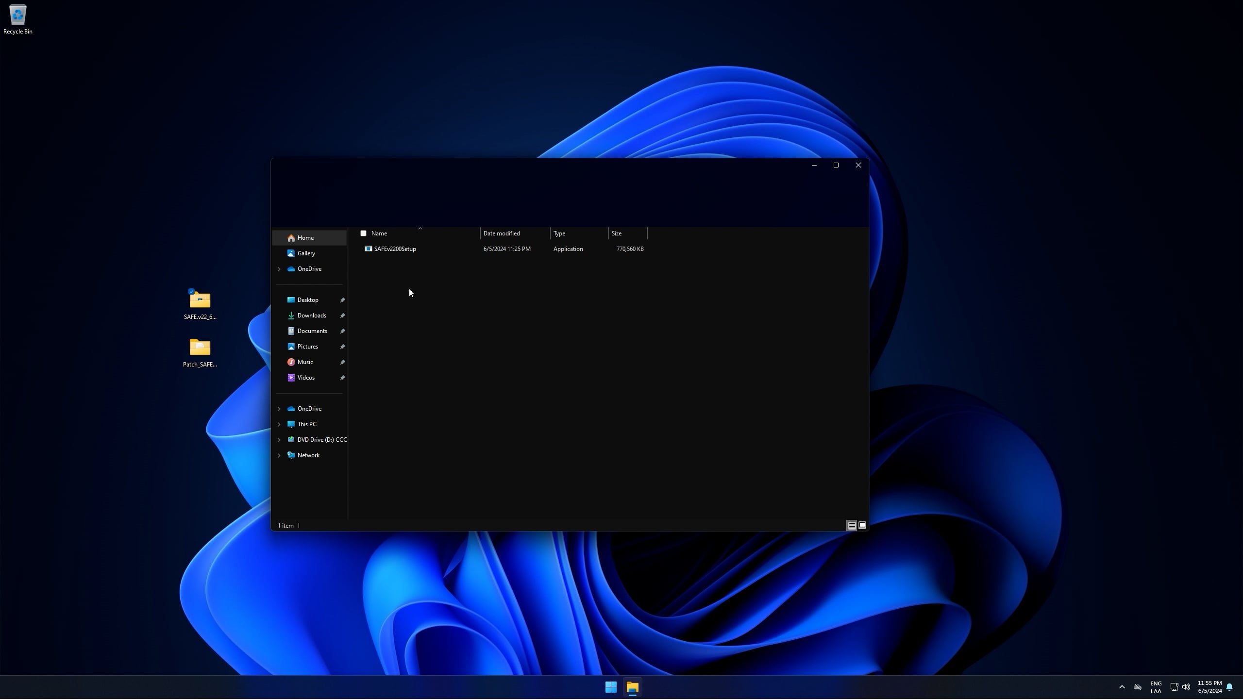 Instalación de CSI SAFE v22