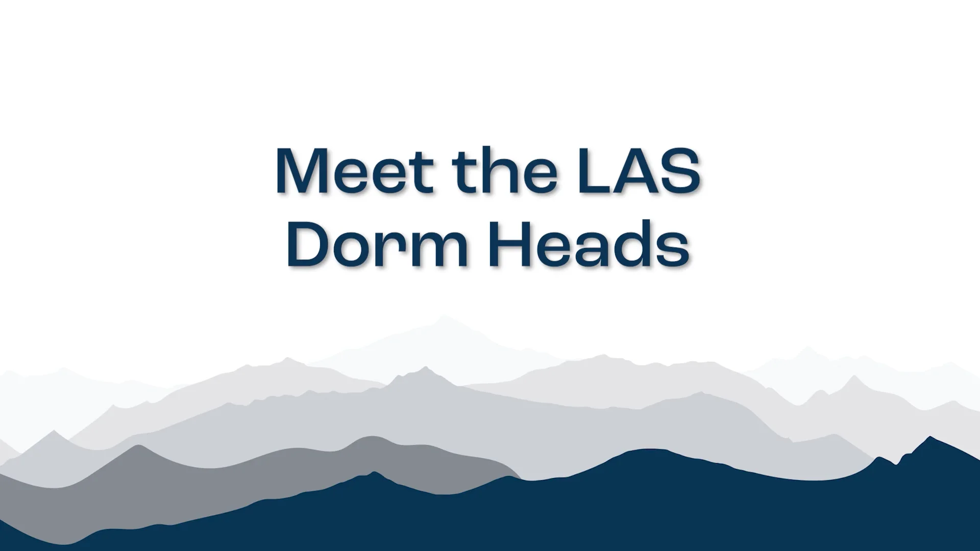 2024-25 Dorm Head Introduction Video on Vimeo