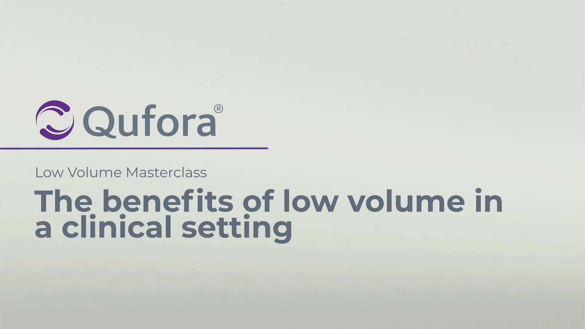 24-014 - QUF - Low Volume Masterclass - Part 02 - New GFX 07.06.24