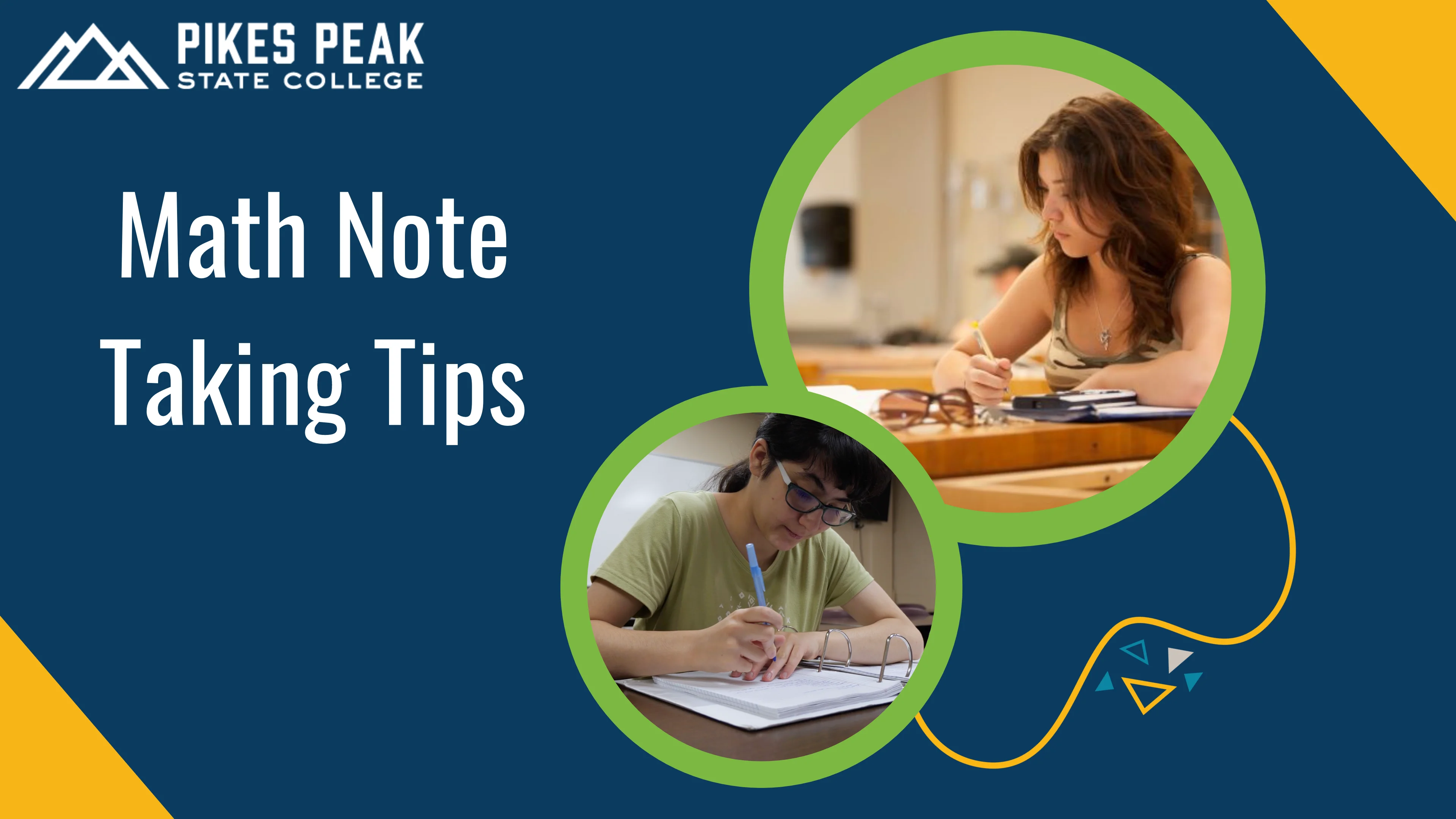 Math Note Taking Tips | Pikes Peak State College