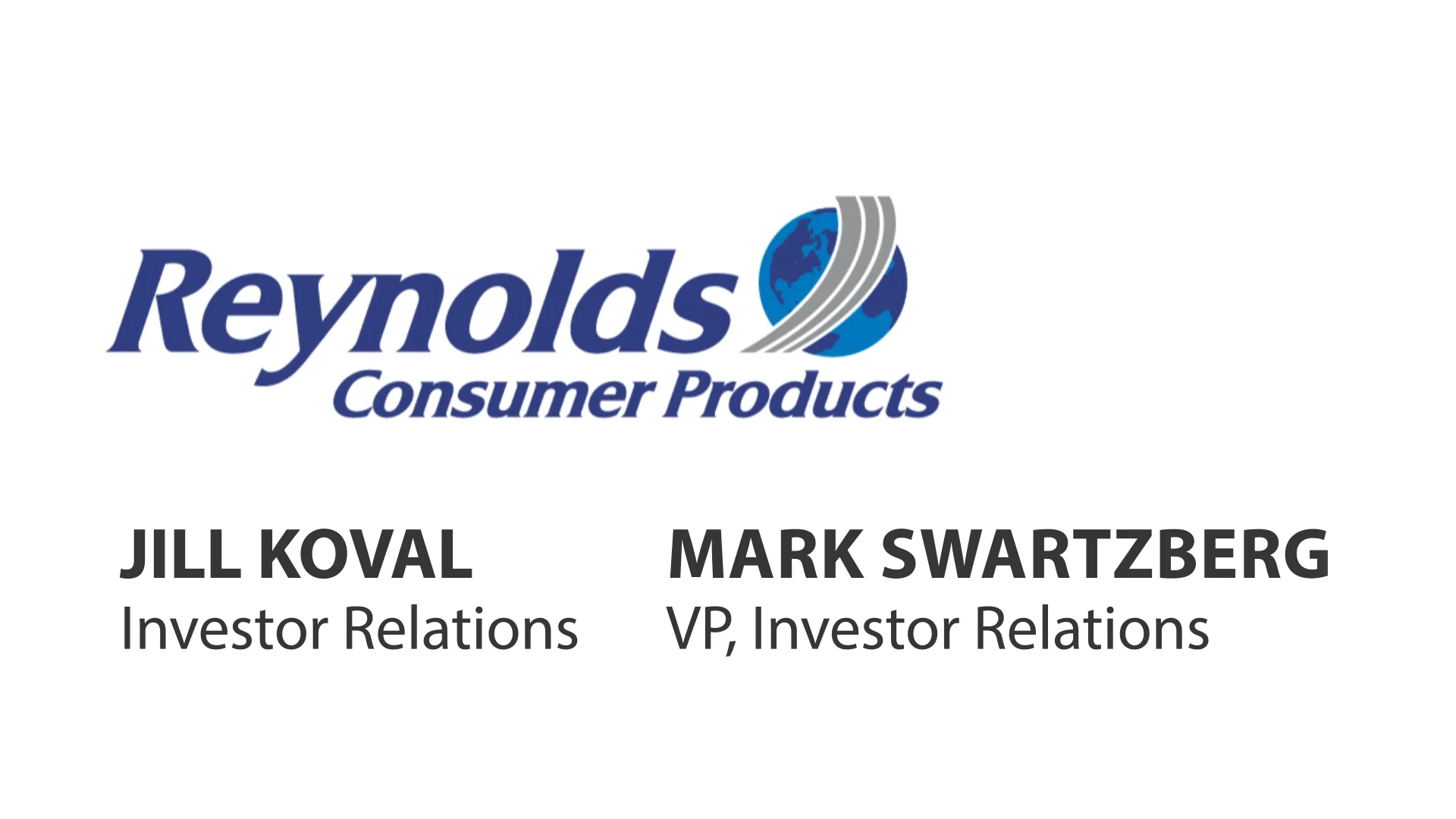 Reynolds Consumer Products Testimonial