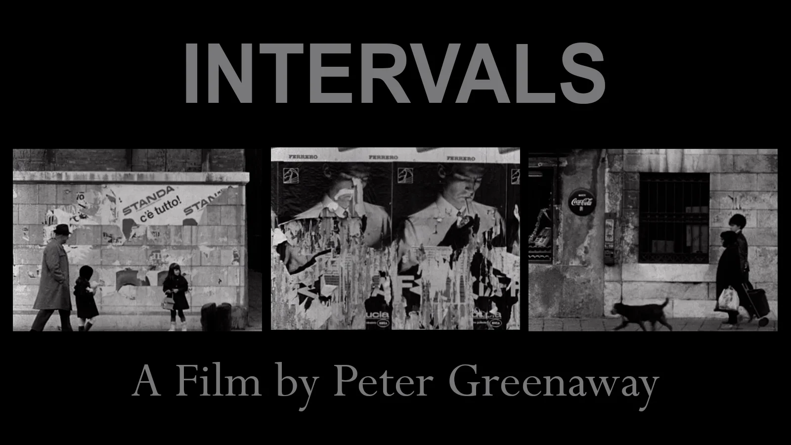 'INTERVALS'. A Film by Peter Greenaway (1973).