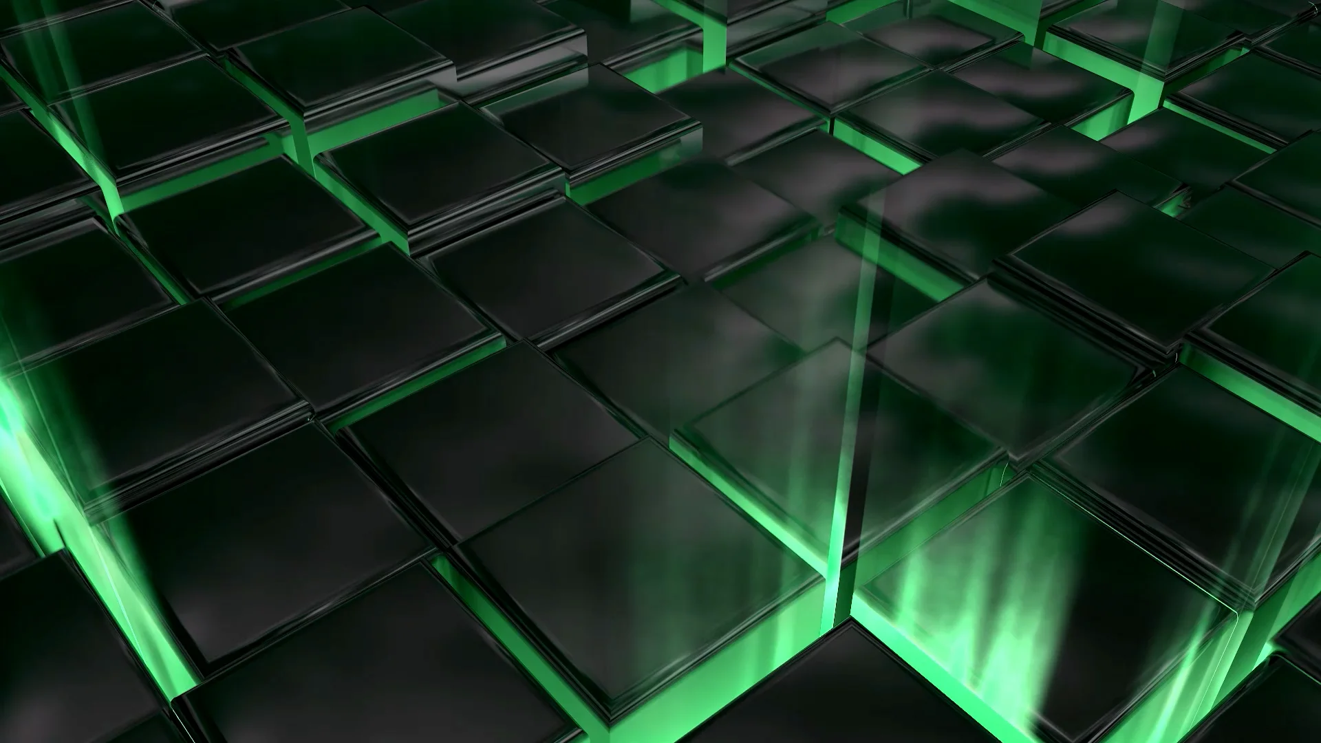 Glowy Cubes and Hexagons on Vimeo