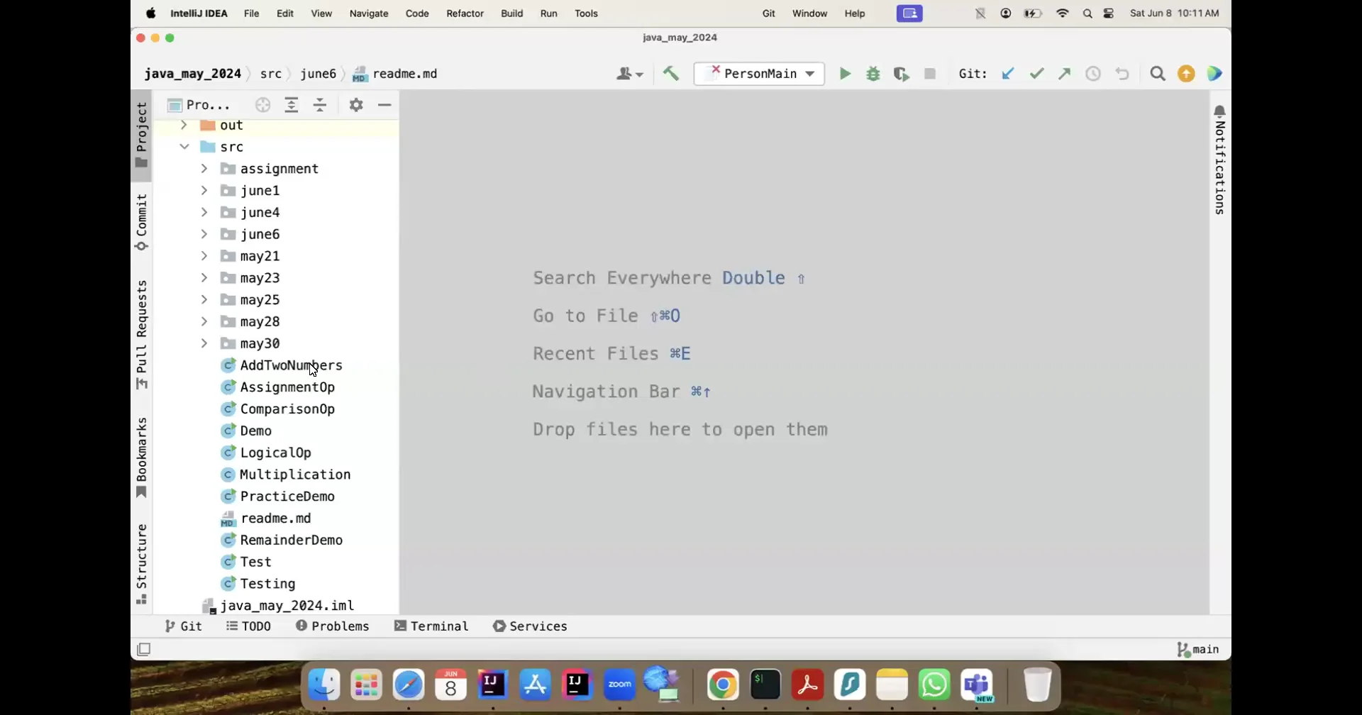 JAVA 08 JUNE CLASS RECORDING MAY BATCH 2024 on Vimeo