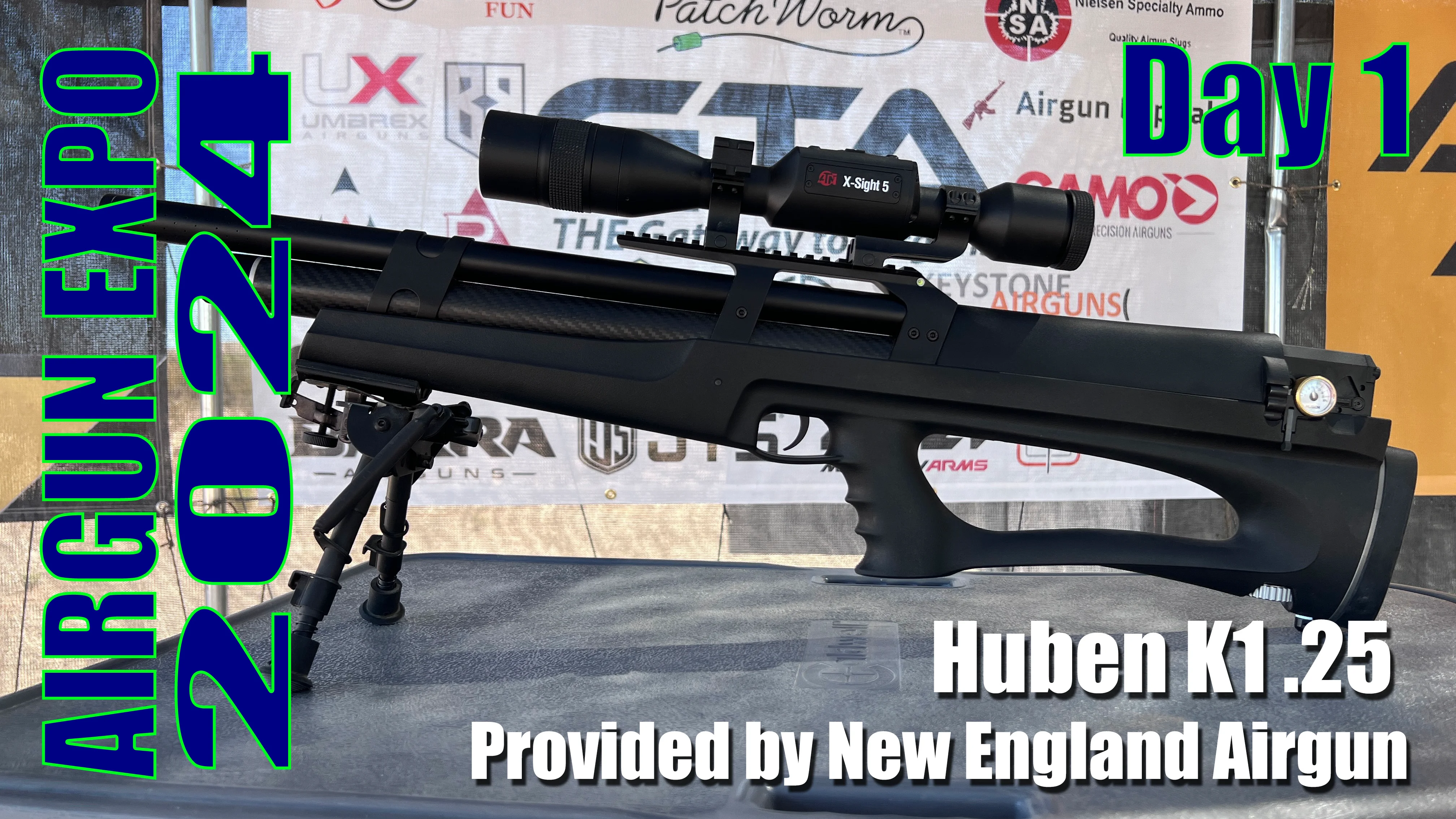 Modern Airgunner - Airgun Expo 2024 – Live Day 1 – Huben K1 Bullpup .25 / ATN - Provided by New ...