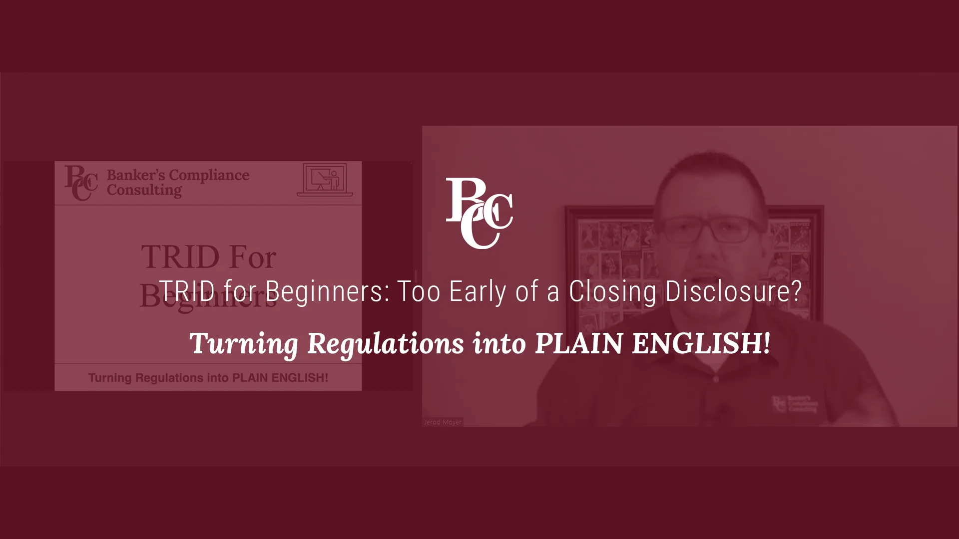 TRID for Beginners: Too Early of a Closing Disclosure?
