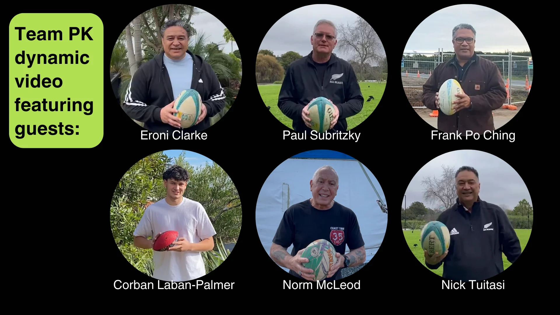 Check out Team PK featuring guests Eroni Clarke, Norm, Paul, Nick, Frank and Corban