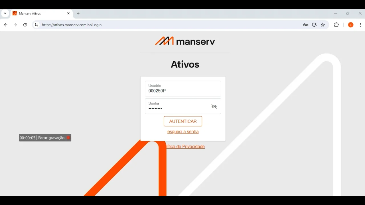 Treinamento Manserv Ativos Web v2