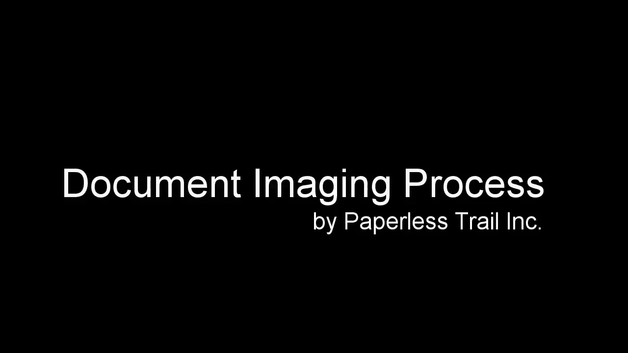 Document Imaging Process on Vimeo