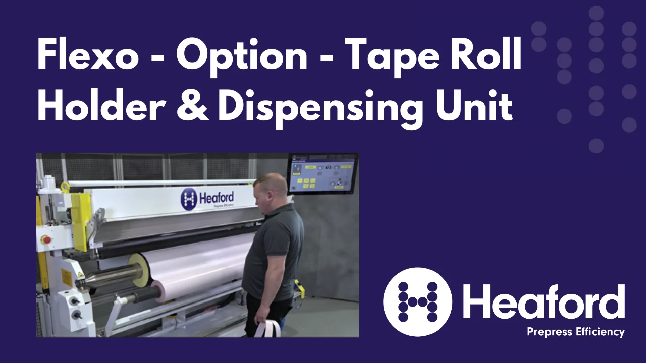 Flexo - Option - Tape Roll Holder & Dispensing Unit