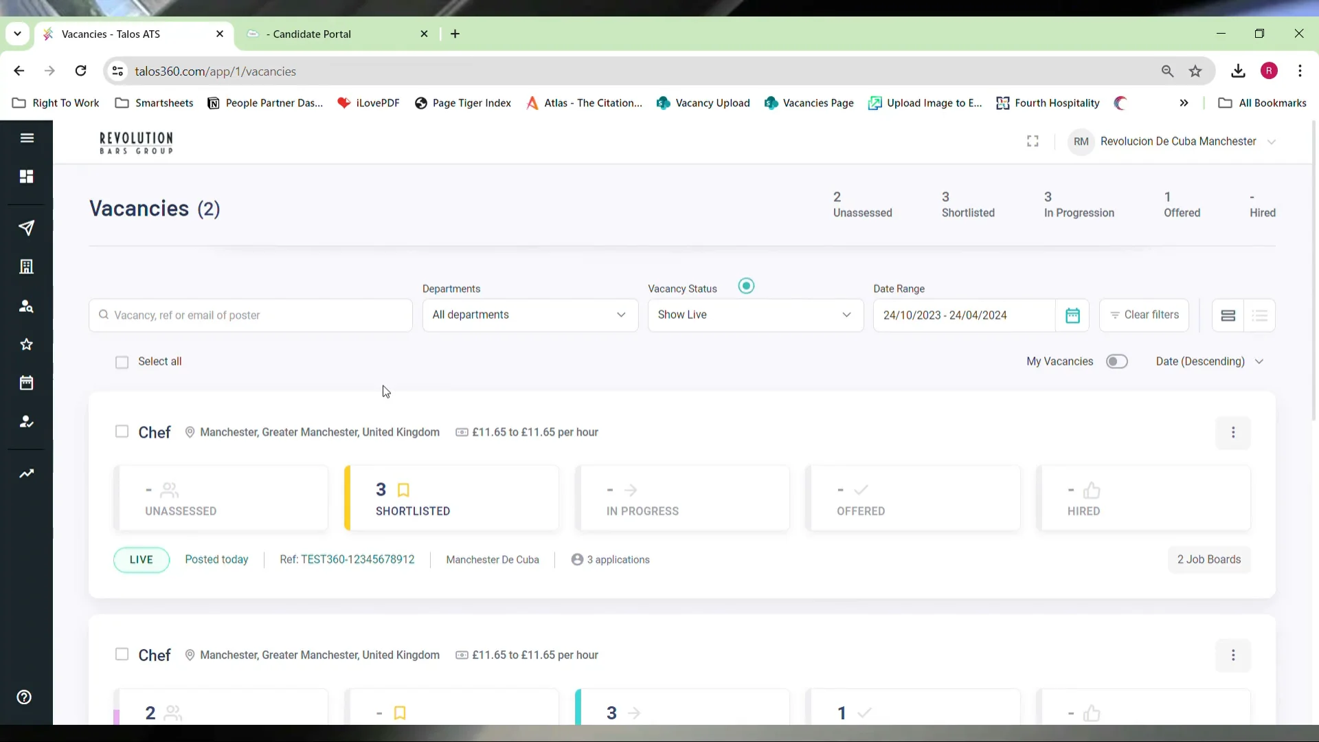5. Booking interviews & scheduling on Vimeo