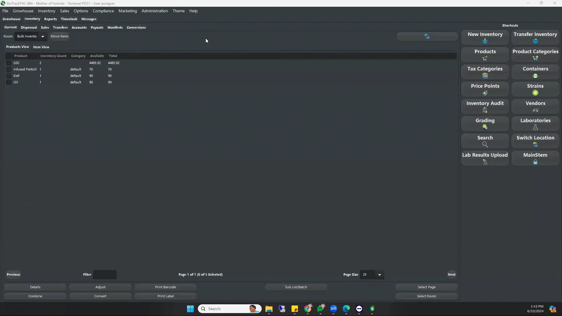 BioTrack Commercial: Creating Customer and Inventory Labels