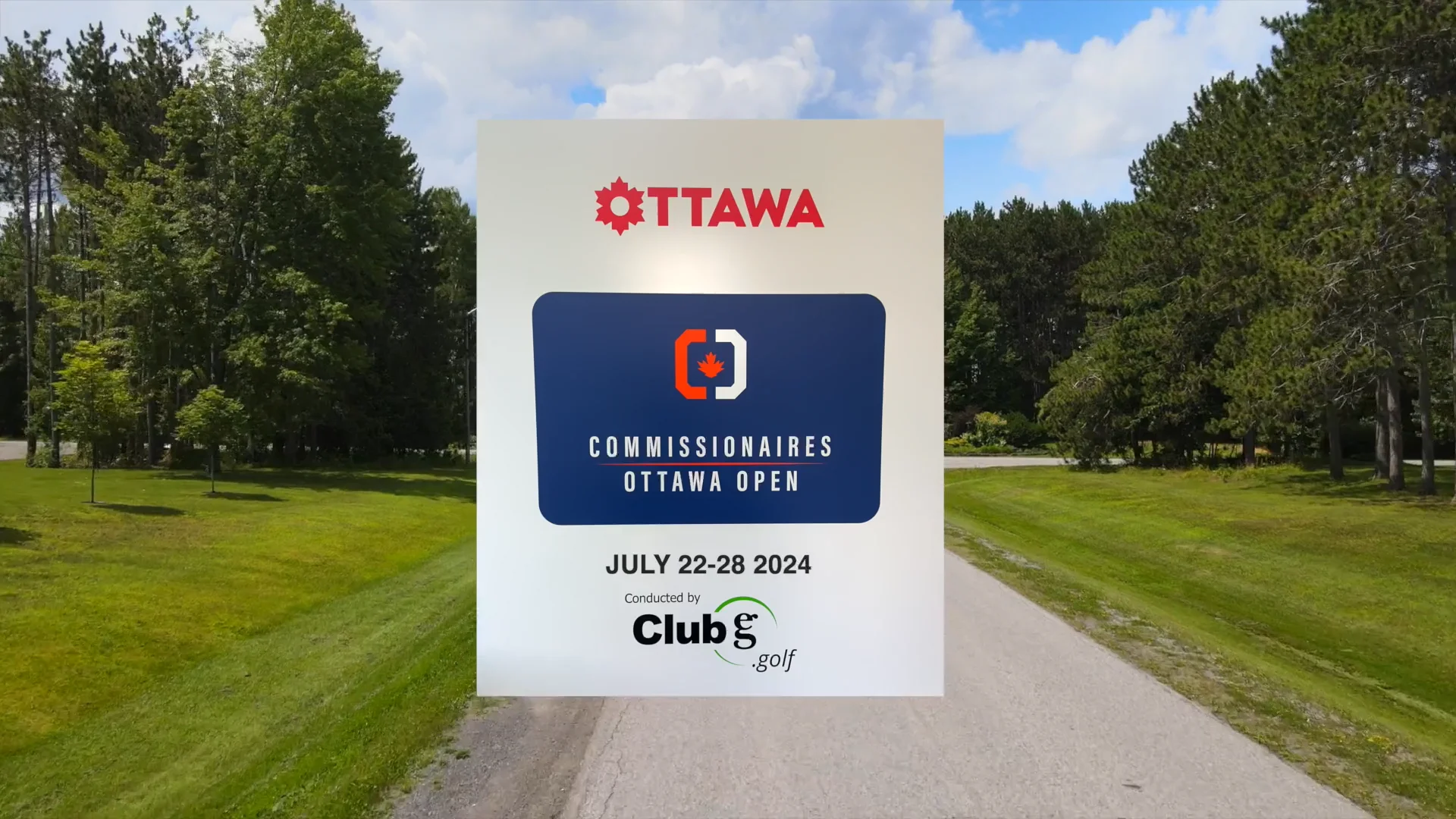 2024 Commissionaires Ottawa Open Welcome